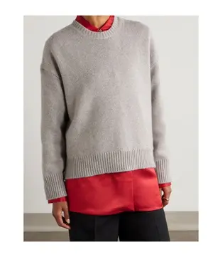 Loulou De Saison Pia Cashmere Crew Neck Sweater