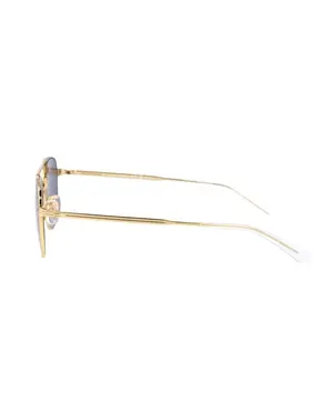 Montblanc Double Bridge Pilot Frame Sunglasses - Gray