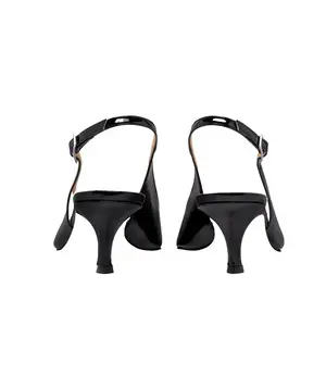 MAISON MARGIELA Kinkies Patent Leather Slingback Heels