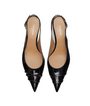 MAISON MARGIELA Kinkies Patent Leather Slingback Heels