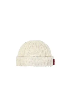 Dsquared2 Ribbed Knitted Beanie - White