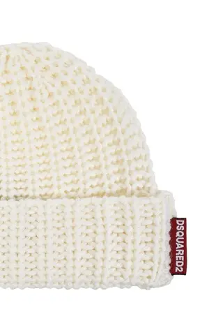 Dsquared2 Ribbed Knitted Beanie