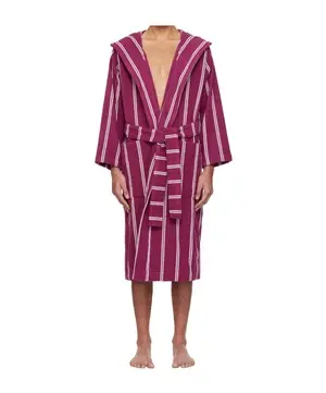 TEKLA Hooded Bathrobe - Red