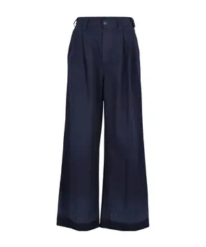 MAISON MARGIELA Wide-leg Pleated Trousers