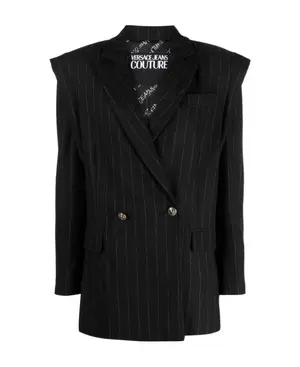 Versace Straight Hem Blazers For Women