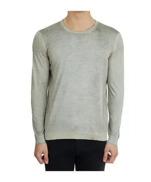Avant Toi Crew Neck Cashmere Sweater - Gray