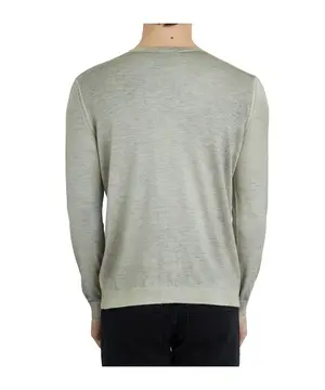Avant Toi Crew Neck Cashmere Sweater - Gray