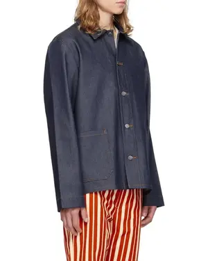 A.p.c. Kerlouan Buttoned Jacket - Indigo
