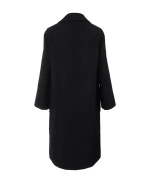 Emporio Armani Logo Cashmere Coat