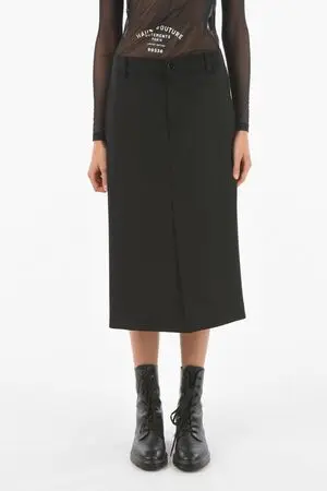 Balenciaga Panelled Midi Skirt