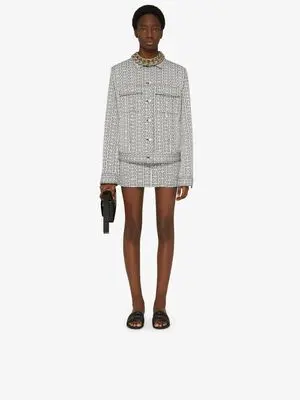 Givenchy 4g Jacquard Mini Skirt