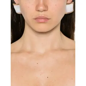 Cult Gaia Embellished Square Earrings