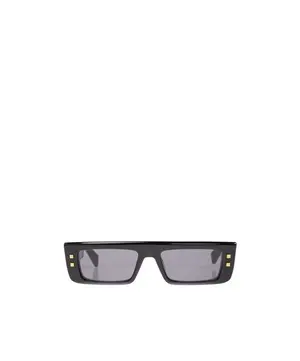 Balmain Rectangle Sunglasses - Black