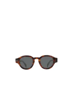 Kenzo Logo Round Frame Sunglasses - Gray