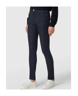 Emporio Armani High-waisted Slim-cut Trousers