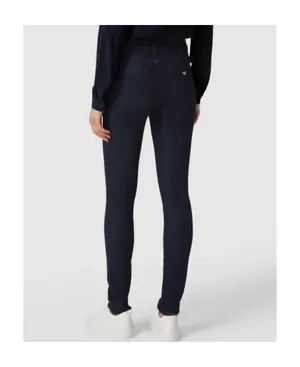 Emporio Armani High-waisted Slim-cut Trousers