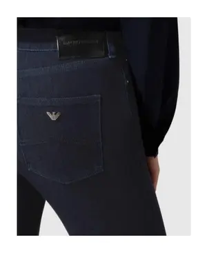 Emporio Armani High-waisted Slim-cut Trousers