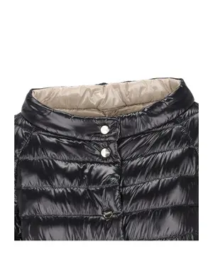 Herno Reversible Buttoned Padded Jacket - Black