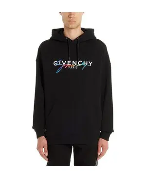 Givenchy Rainbow Logo Cotton Hoodie