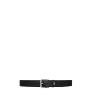 Gucci Interlocking G Detail Belt - Black