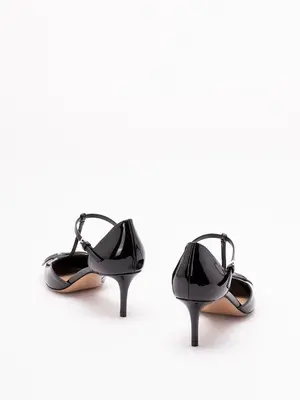 Valentino Garavani Vlogo Signature Slingback Pumps - Black