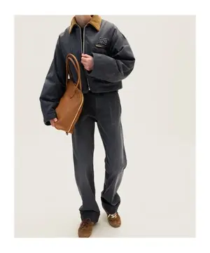 Miu Miu Logo Detailed Wide-leg Trousers