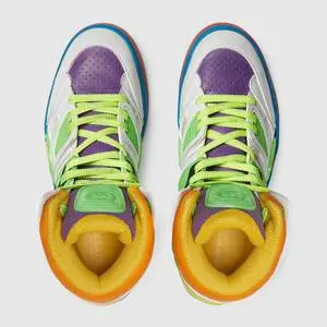 Gucci Multicolored Logo High-top Sneakers - Multicolor