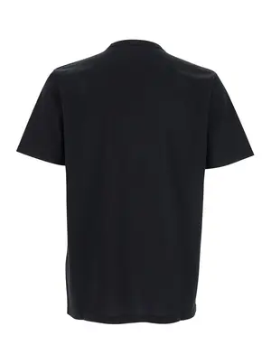 C.P. COMPANY Gasato Short Sleeved Logo Jersey T-shirt - Black