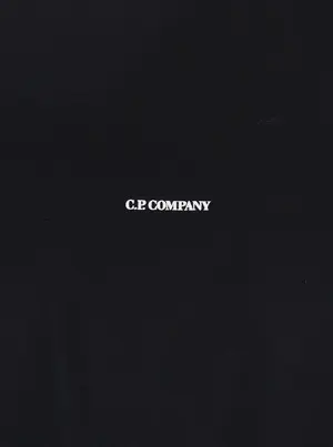 C.P. COMPANY Gasato Short Sleeved Logo Jersey T-shirt - Black