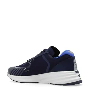 EA7 Logo-print Mesh-panelling Sneakers