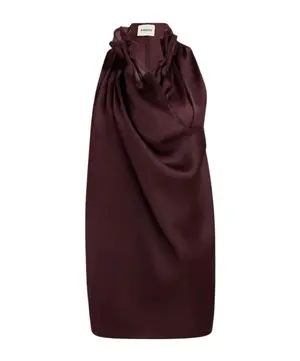 Khaite Meegan Ruffled Collar Top