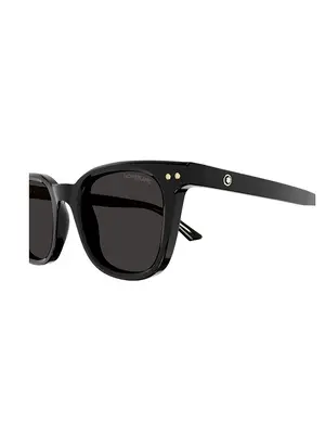 Montblanc Square Frame Sunglasses - Black