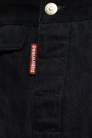 Dsquared2 Logo Tag Cropped Jeans