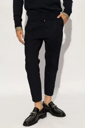 Dsquared2 Logo Tag Cropped Jeans