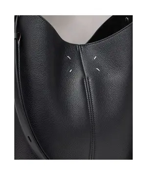 MAISON MARGIELA Age Hobo Bag - Black