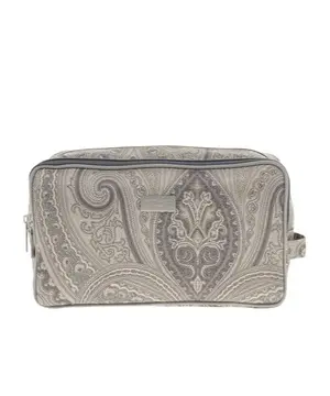 Etro Zipper Clutch - Gray