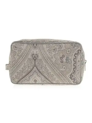 Etro Zipper Clutch - Gray