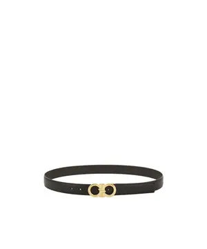 FERRAGAMO Salvatore Ferragamo Reversible Gancini Buckle Belt Black/testa Di Moro