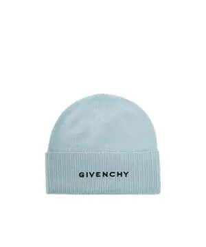 Givenchy Logo Beanie - Blue
