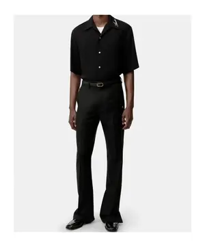 Amiri Ma Logo Embroidered Short-sleeved Shirt