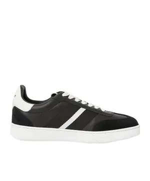 Bally Round Toe Lace-up Sneakers - Black