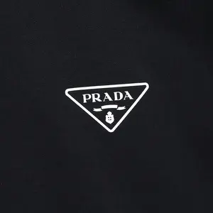 Prada Long-sleeved Hooded Casual Jacket With Logo