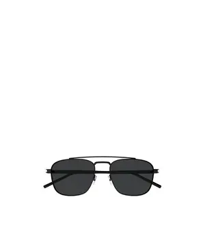 Saint Laurent Square Frame Sunglasses - Black