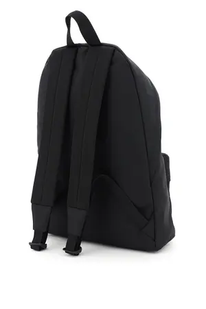 Balenciaga Logo Zipped Backpack