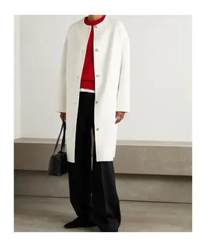 Loulou De Saison Long-sleeved Coat - White
