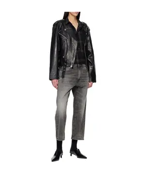 R13 X-boyfriend Jeans - Polblk