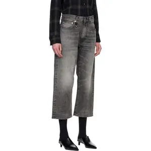R13 X-boyfriend Jeans - Polblk