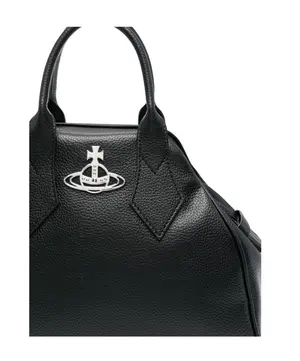 VIVIENNE WESTWOOD Orb Plaque Tote Bag - Black