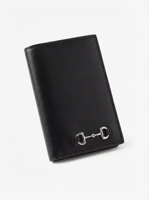 Gucci Horsebit Bifold Long Wallet - Black