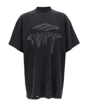 Balenciaga 3b Liquefied Oversized T-shirt
